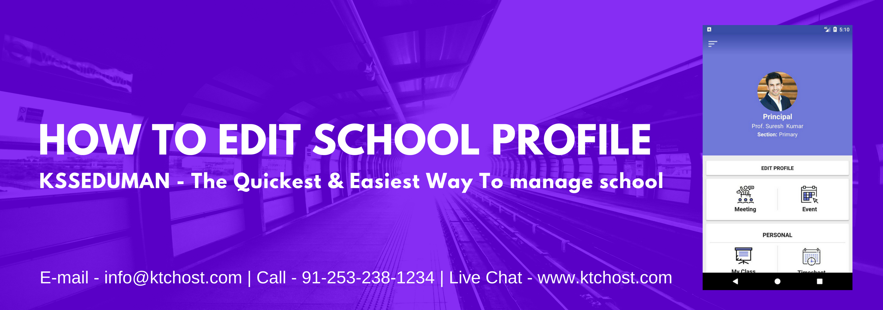 Edit school profile – KTCHost